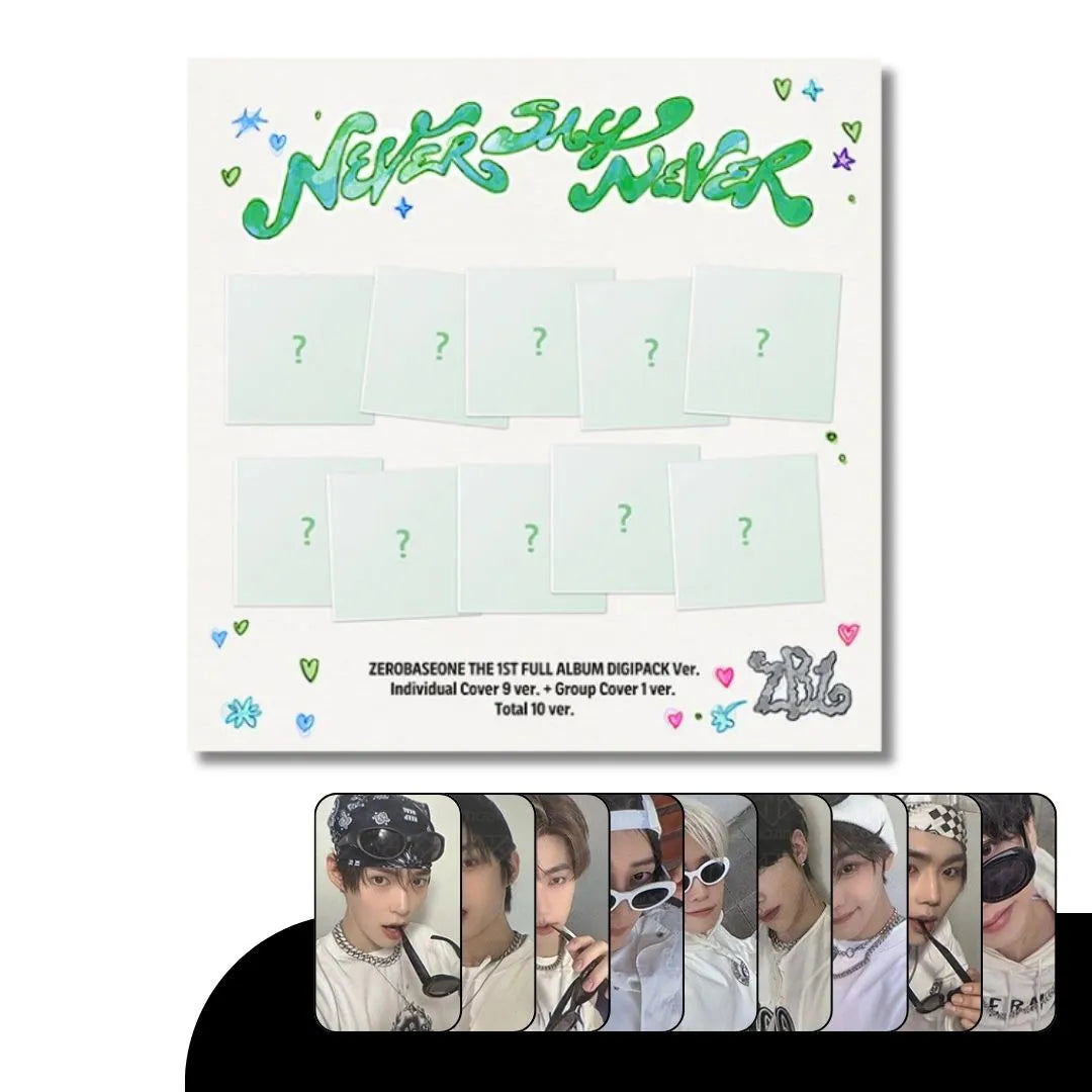 ZEROBASEONE - 1ST FULL ALBUM [NEVER SAY NEVER] (DIGIPACK VER.)(+APPLEM ...