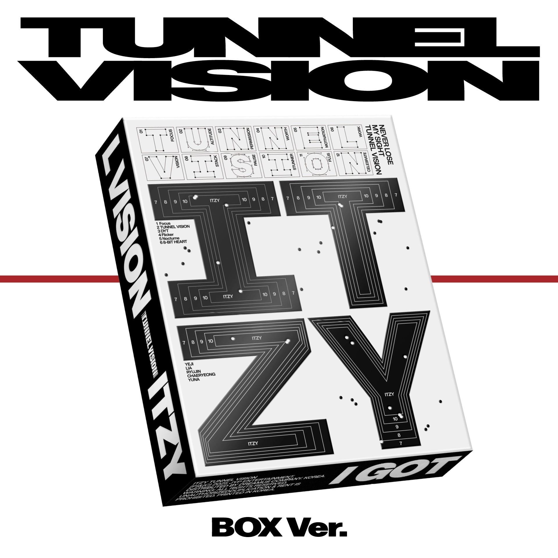 ITZY - TUNNEL VISION (BOX VER.) – Oppang K-Pop Store