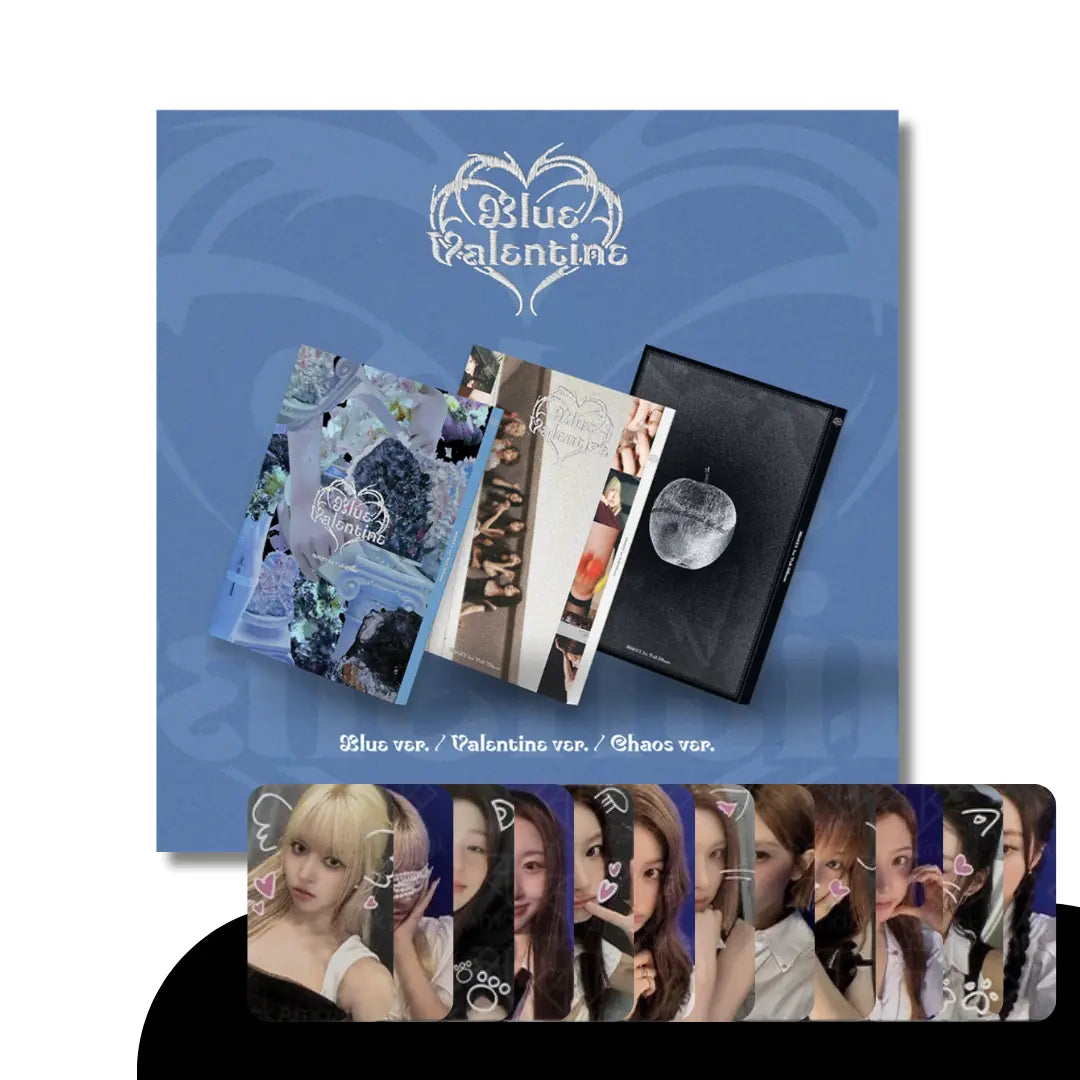NMIXX - 1ST FULL ALBUM [BLUE VALENTINE] (+APPLEMUSIC PRE-ORDER BENEFIT ...