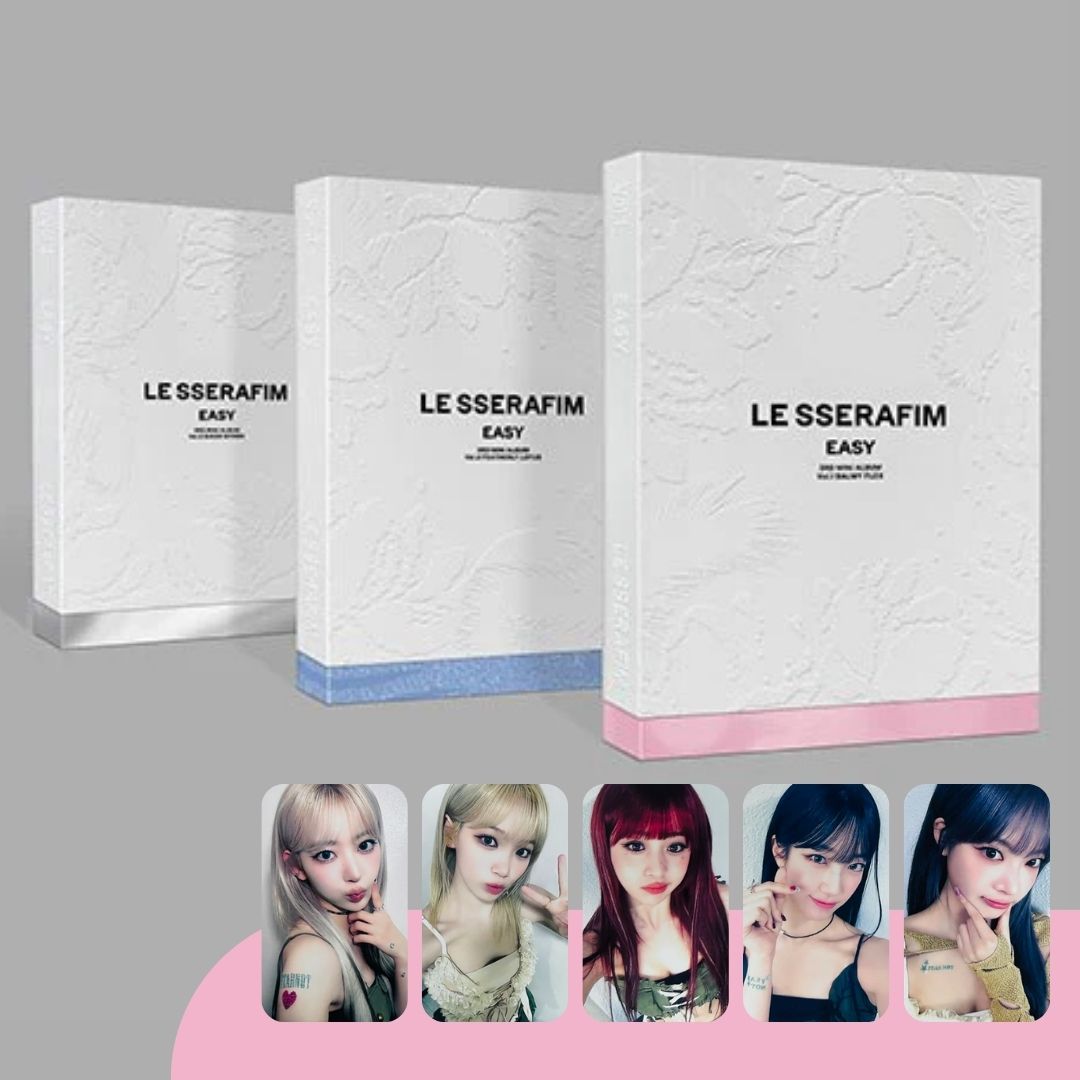 LE SSERAFIM - 3RD MINI ALBUM [EASY] (+PHOTOCARD) – Oppang K-Pop Store