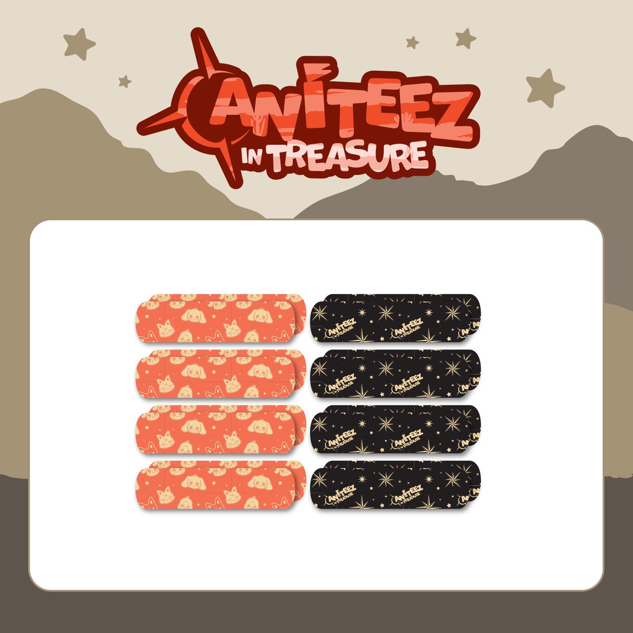 ATEEZ - OFFICIAL MD [ANITEEZ IN TREASURE] DECO BAND – Oppang K-Pop Store